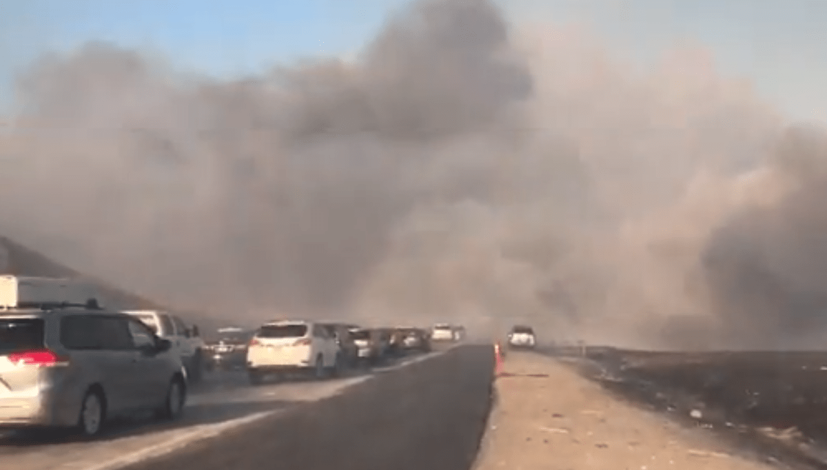 Altamont Pass Fire Update: Highway 580 Shut As Blaze Spreads to 600 ...