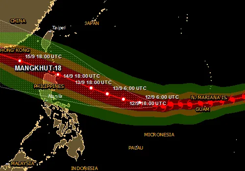 Typhoon Mangkhut Track Friday Update: Monster Storm Bigger Than ...