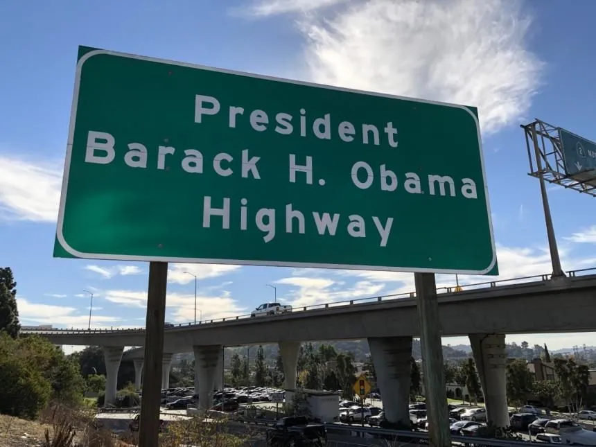 Freeway 134 in Los Angeles Named the ‘President Barack H. Obama Highway ...