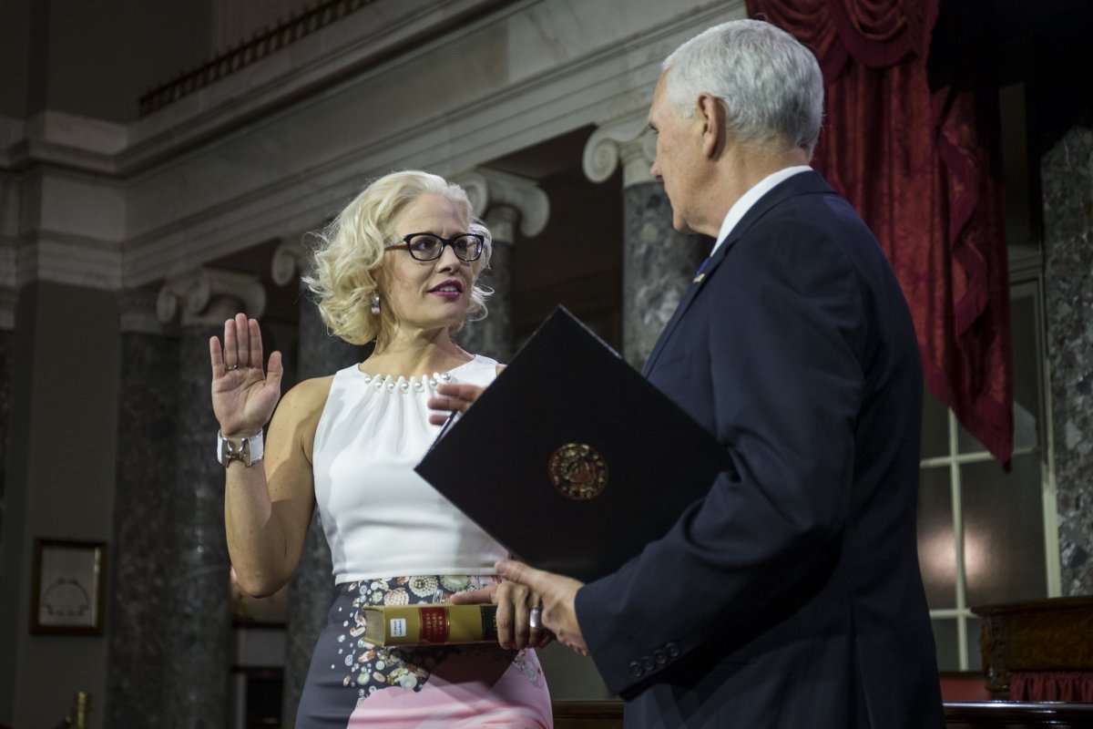 Senator Krysten Sinema Takes Senate Oath Using Constituti... - Newsweek