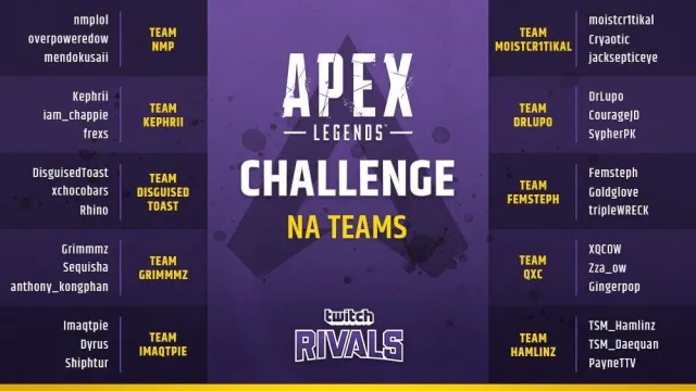 ‘Apex Legends’ Twitch Rivals Challenge 2 – Time, Teams, Standings ...