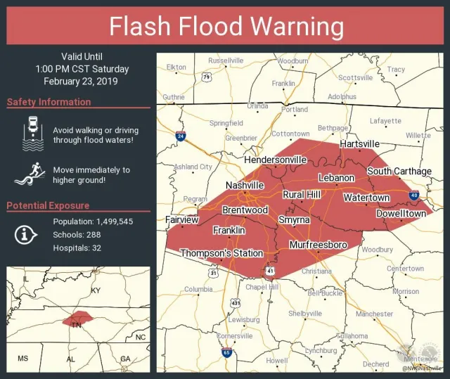 Tennessee Flooding: Flood Map, Photos and Warnings - Newsweek