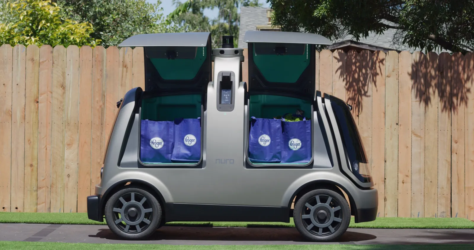 Kroger Debuts Driverless Delivery Cars in Houston, Just Over A Year ...