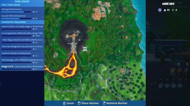 ‘Fortnite’ Fortbyte #88 Location – Found Somewhere Within Map Location ...