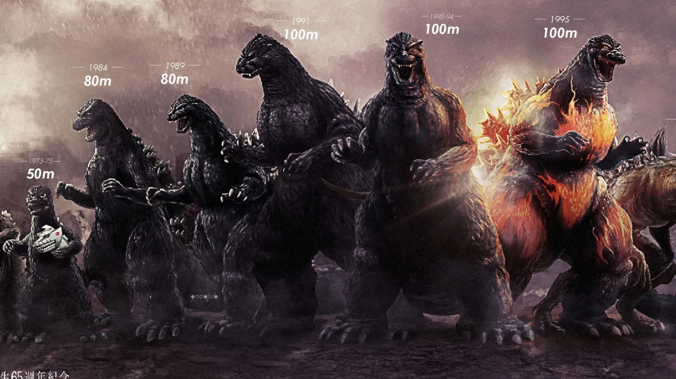 ‘Godzilla’ Size Chart Shows How Much the ‘King of Monsters’ Has Grown ...