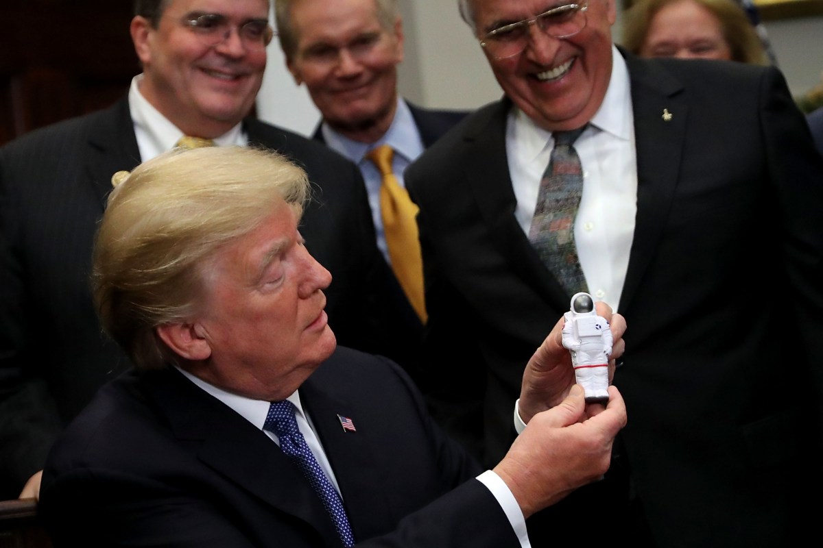 Trump Orders NASA To The Moon, Then Asks Why They’re Going There ...