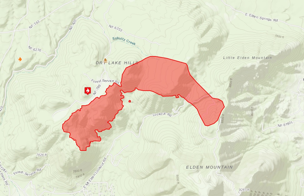 Flagstaff, Coconino County Wildfire Map: Mandatory Evacuations As ...