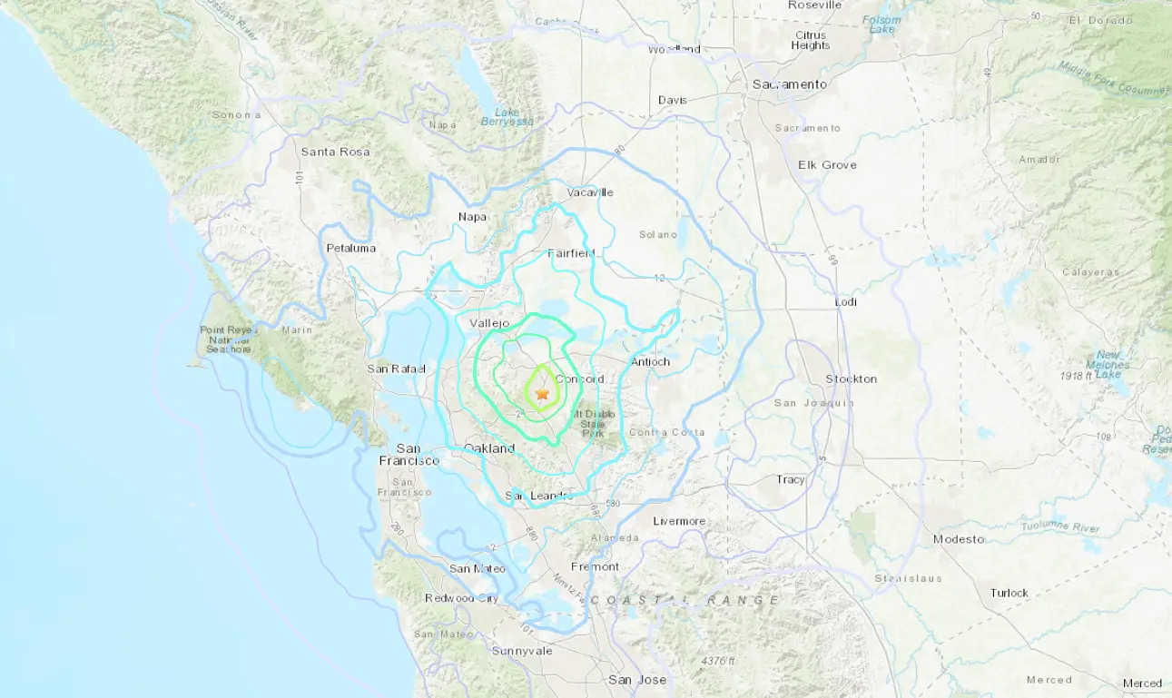 San Francisco Earthquake: Bay Area Rocked by 4.5 Magnitud... - Newsweek