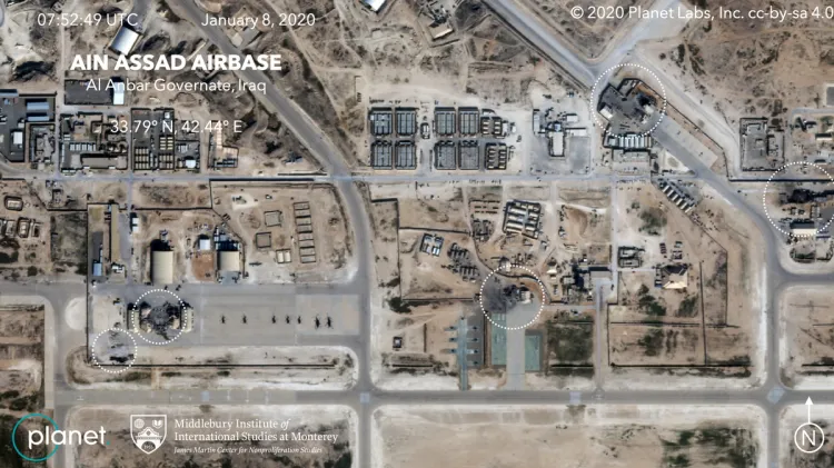 Military Aircraft, Runway Among Damage at Iraqi Base Struck by Iran ...