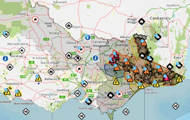 Australia Wildfire Map Update: Where Are the Bushfires? Are There Fires ...
