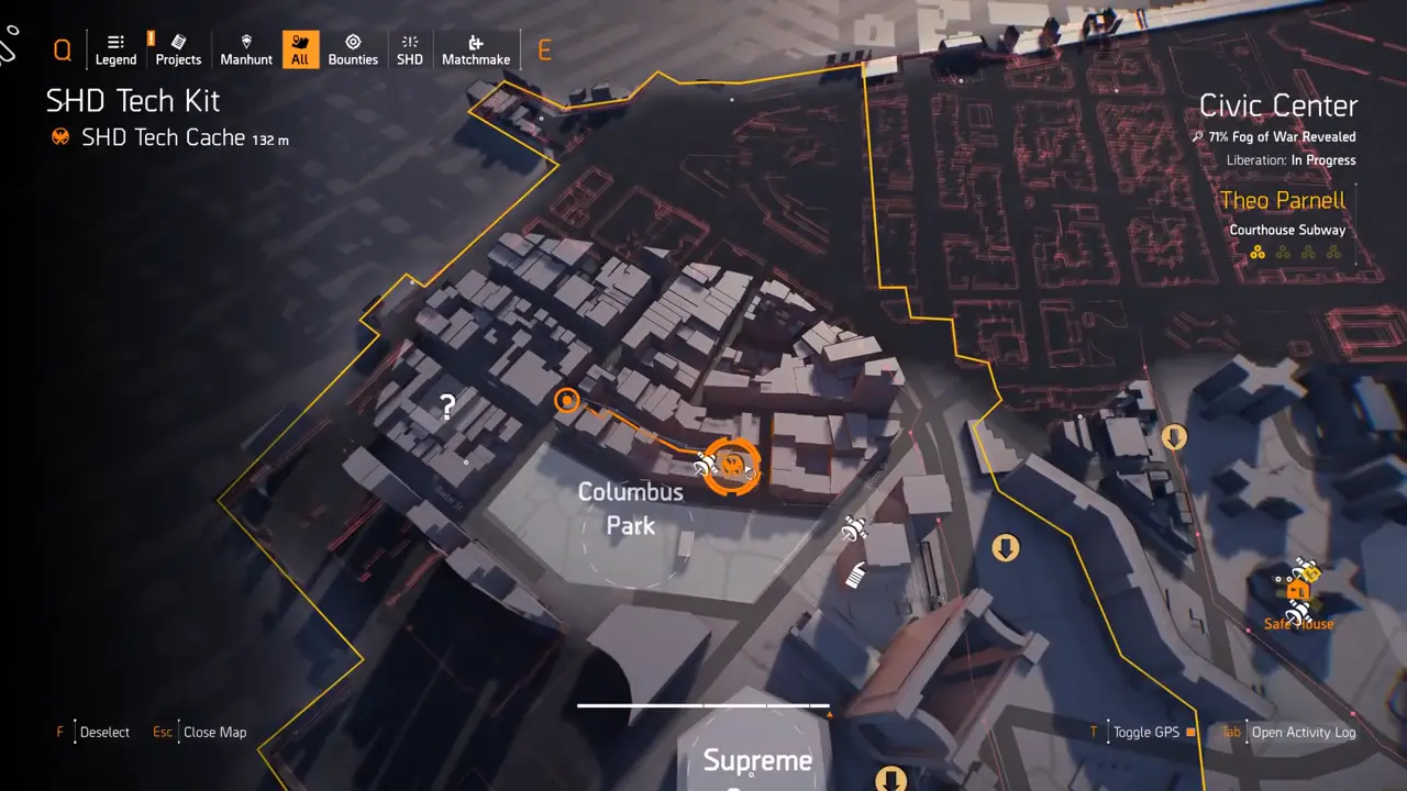 ‘Division 2’ Civic Center SHD Tech Locations – All 5 Caches on the Map ...