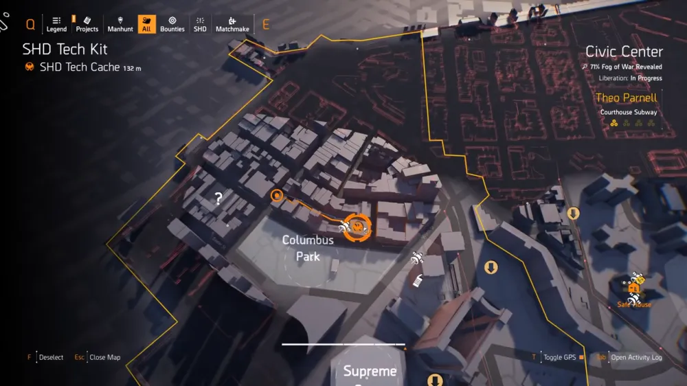 ‘Division 2’ Civic Center SHD Tech Locations – All 5 Caches on the Map ...