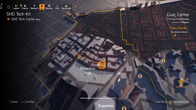 ‘Division 2’ Civic Center SHD Tech Locations – All 5 Caches on the Map ...