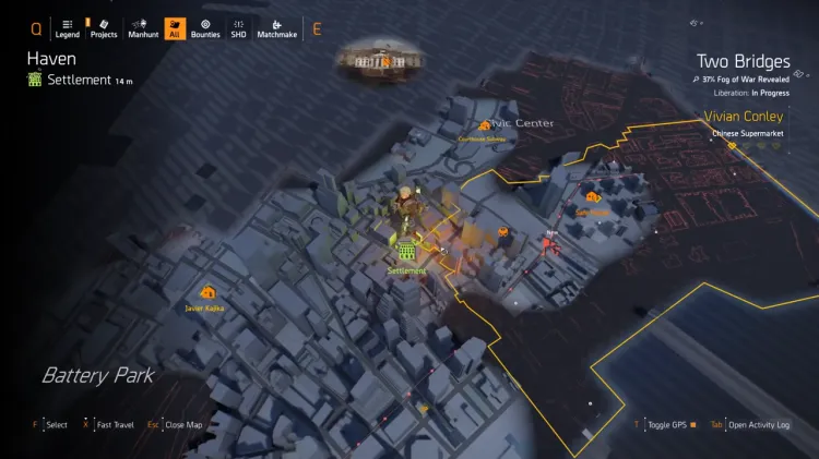 ‘Division 2’ Civic Center SHD Tech Locations – All 5 Caches on the Map ...