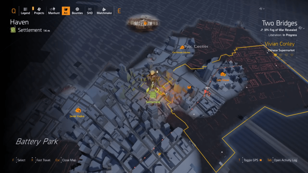 ‘Division 2’ Civic Center SHD Tech Locations – All 5 Caches on the Map ...