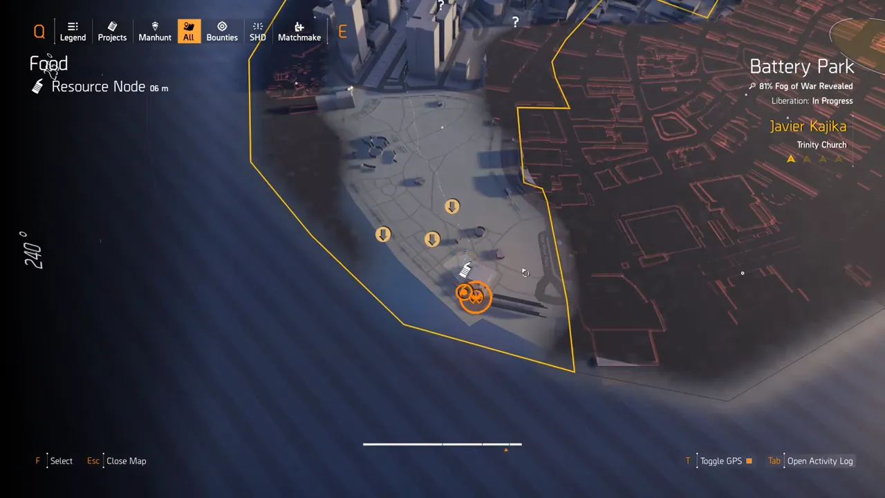 ‘Division 2’ Battery Park SHD Tech Locations – All 5 Caches on the Map ...