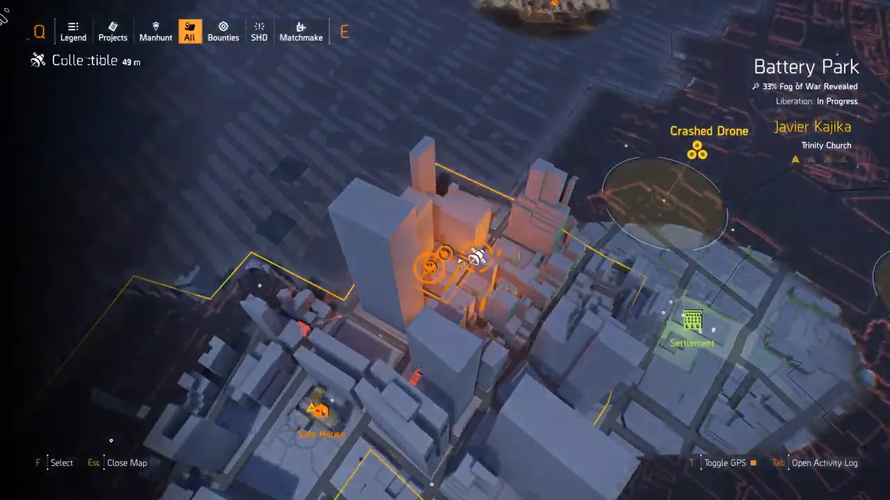 ‘Division 2’ Battery Park SHD Tech Locations – All 5 Caches on the Map ...