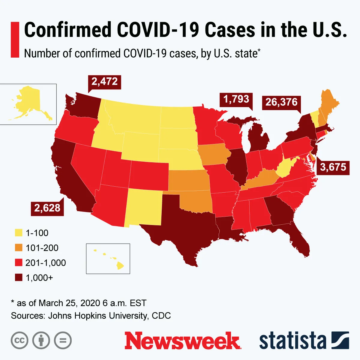 U.S. Coronavirus Update, Map as Deaths Surge by 25 Percent in One Day ...