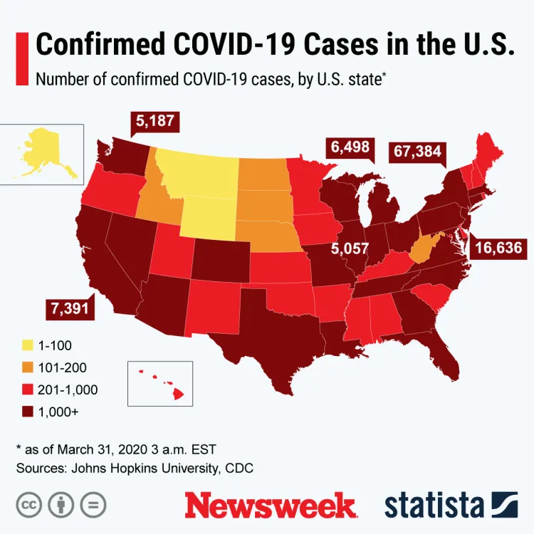 California Coronavirus Update: Cases Pass 7,000, With Nearly 150 Deaths ...
