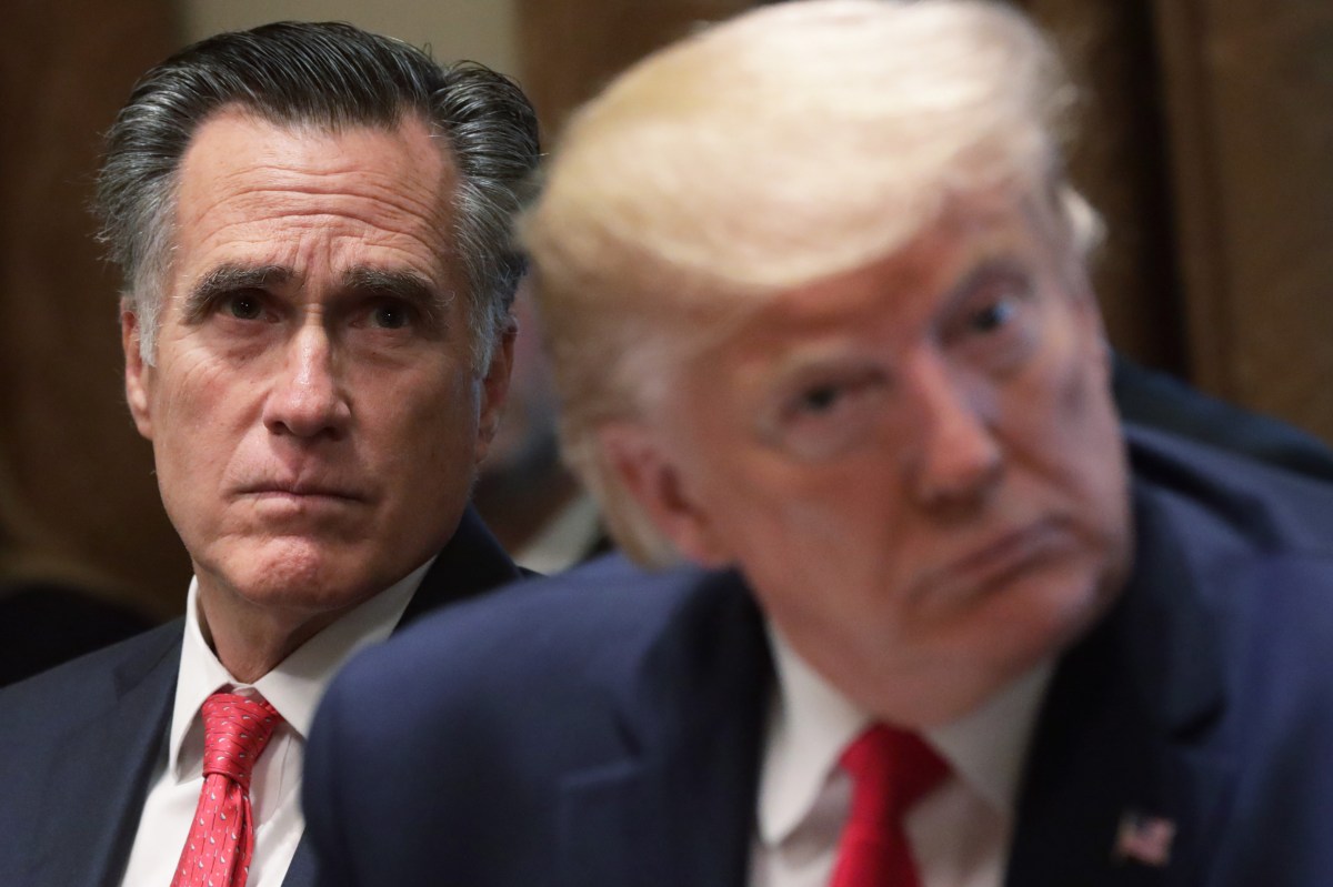 Mitt Romney Says Trump Will Be Re-Elected - Newsweek