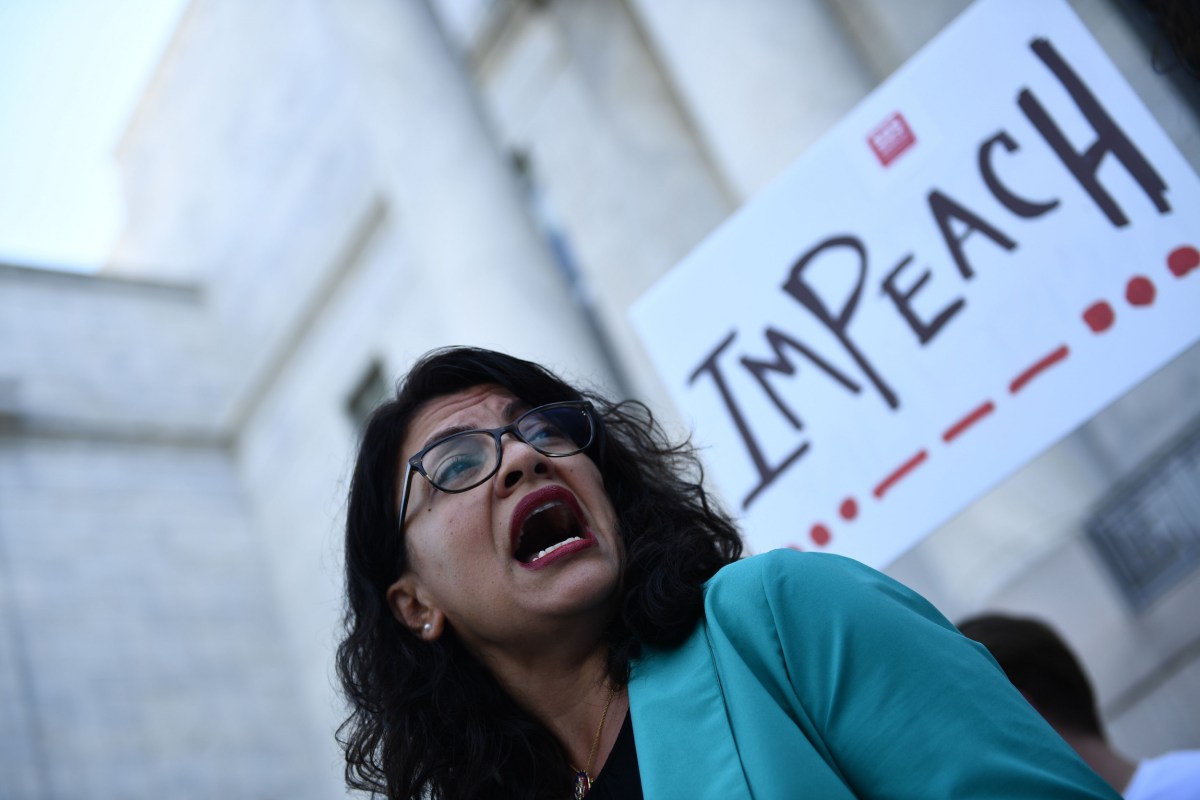 Rashida Tlaib Condemns Netanyahu Amid Israeli Airstrike on Building ...