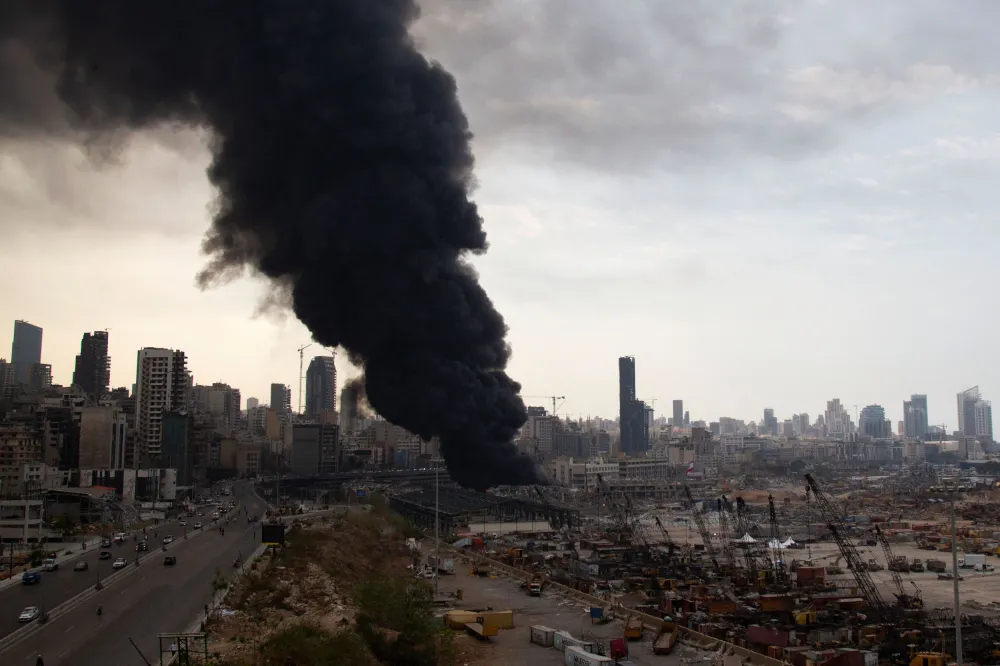 Beirut Port on Fire Again After Videos Circulate of Huge Blaze One ...