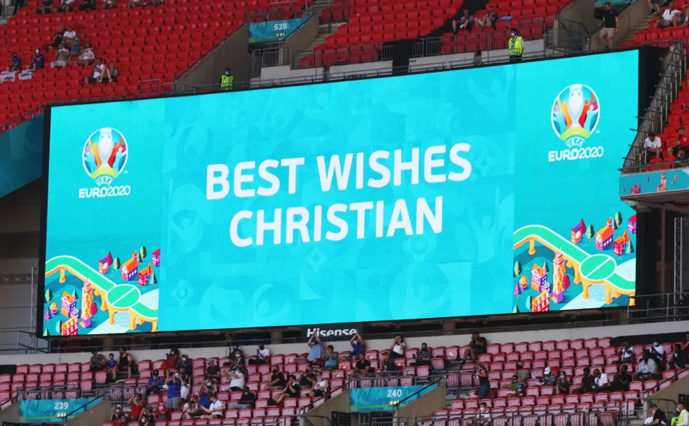 Christian Eriksen Issues Public Message After Collapsing With Cardiac ...