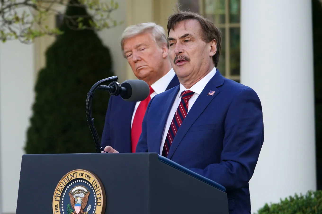 Mike Lindell Says He Lost $7M in Failed Mask Venture Touted by Trump ...