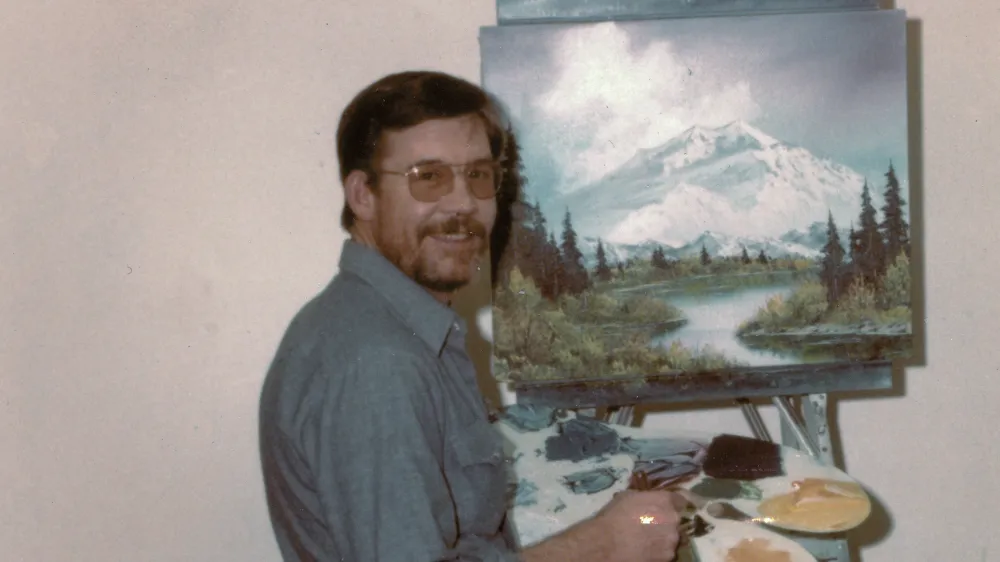 Bob Ross’ Hairstyles Timeline: From a Quiff to the Perm and Everything ...