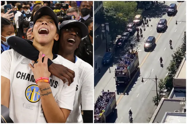 WNBA Championship Parade Video Showing Barely Any Spectators Goes Viral ...