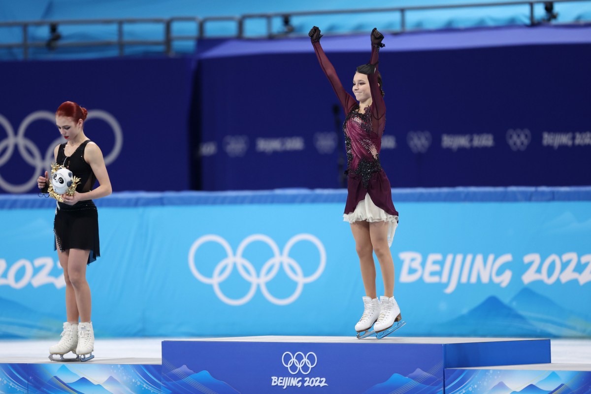 Skater Alexandra Trusova Stunned by Medal Results, Valieva Off Podium ...