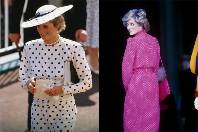 Princess Diana’s Passion for Polka Dots Adopted by Kate Middleton ...