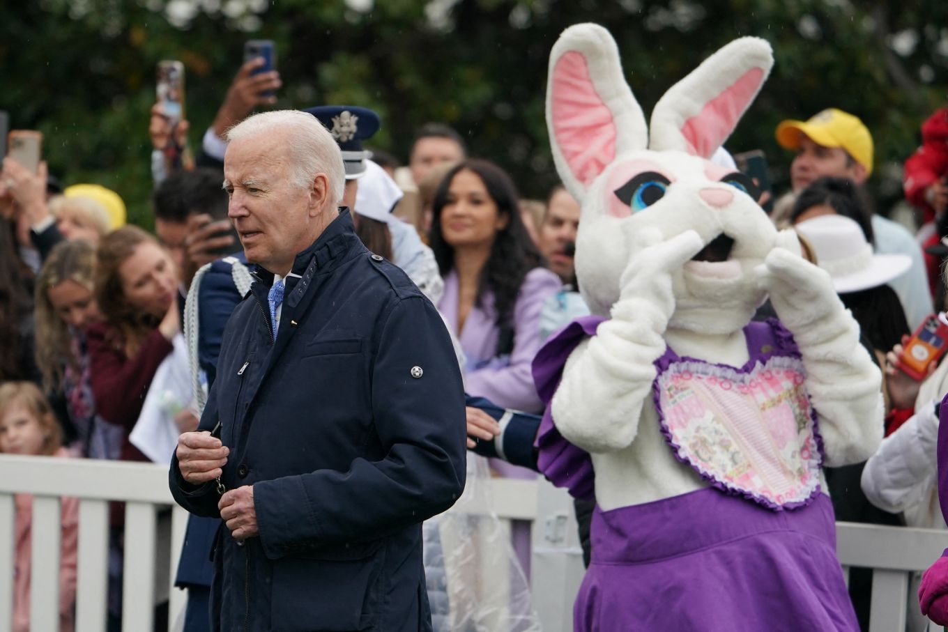 Video of Easter Bunny Interrupting Joe Biden Viewed 5 Million Times ...