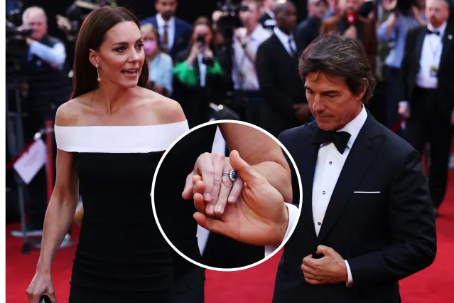 Kate Middleton’s Reaction to Tom Cruise Hand Holding Divides Opinion ...