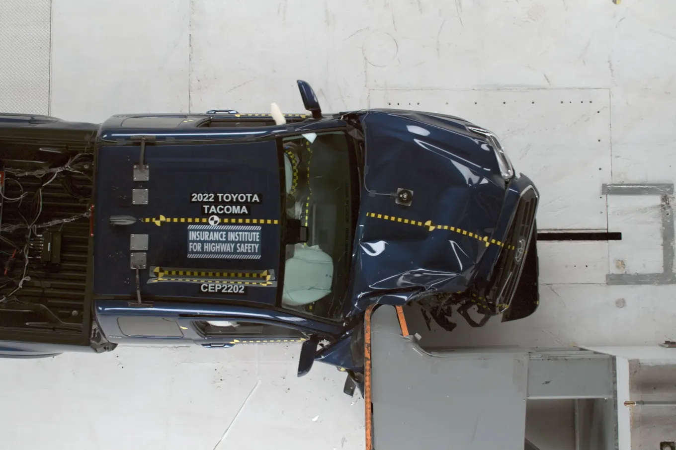 One IIHS Crash Test Keeps Pummeling the Toyota Tacoma - Newsweek