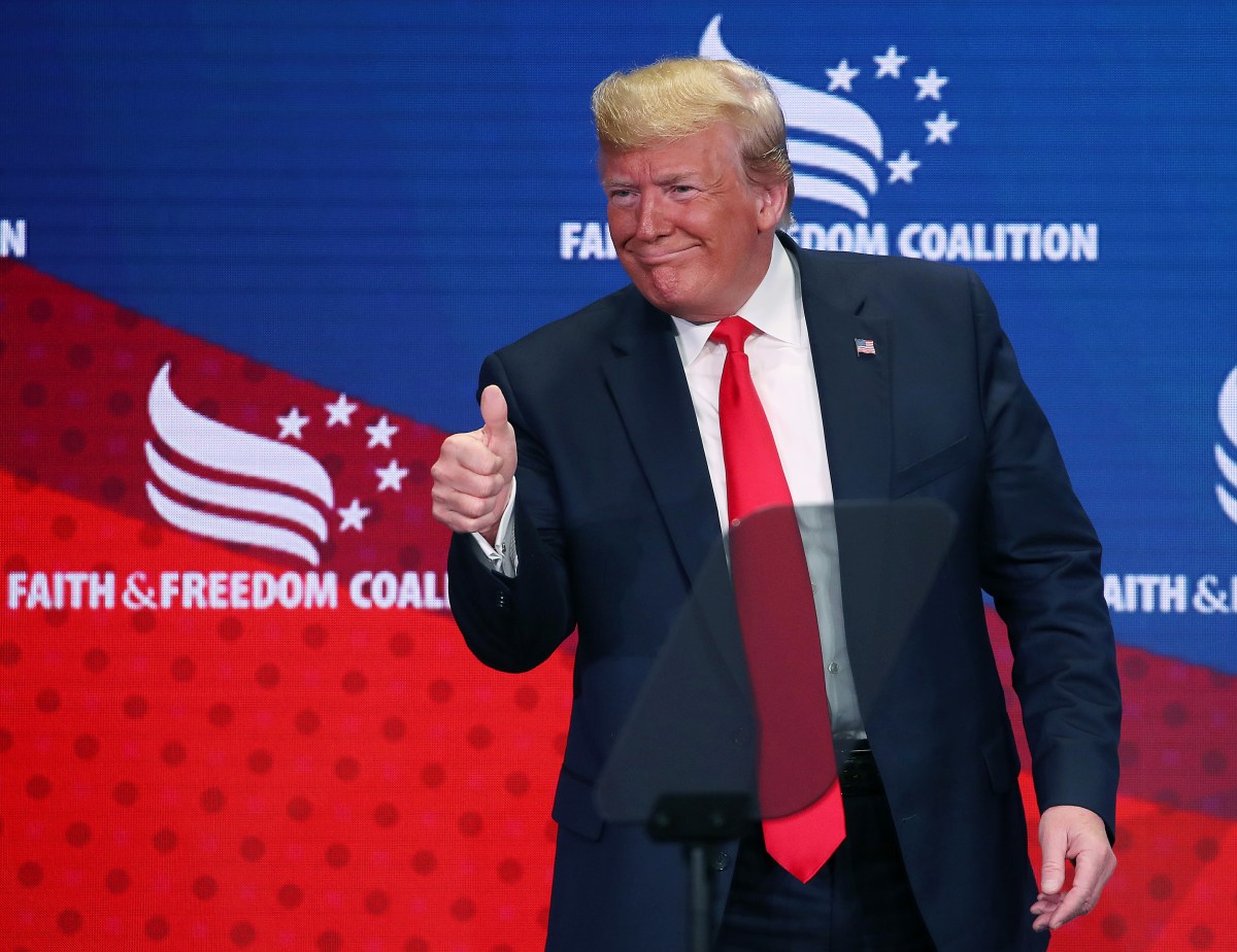 How to Watch Trump’s Speech: Time, Live Stream for Faith and Freedom ...