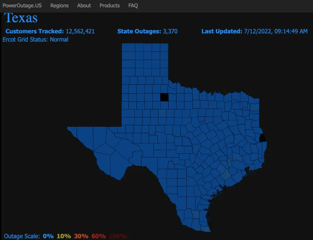 Texas Power Outage Map, Update as ERCOT Warns of Rolling Blackouts ...