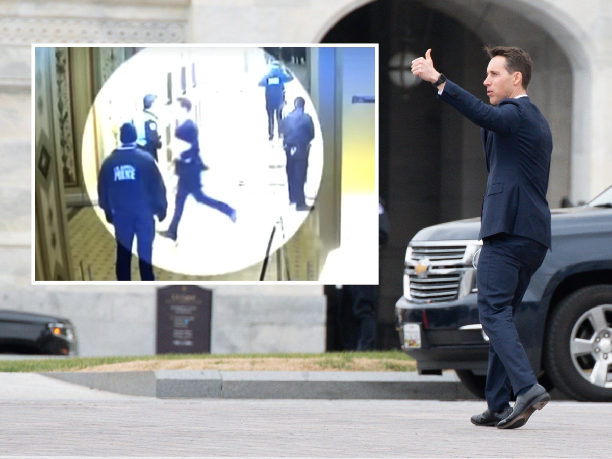 Video of Josh Hawley Running Away From Capitol Mob Sparks Mockery and ...