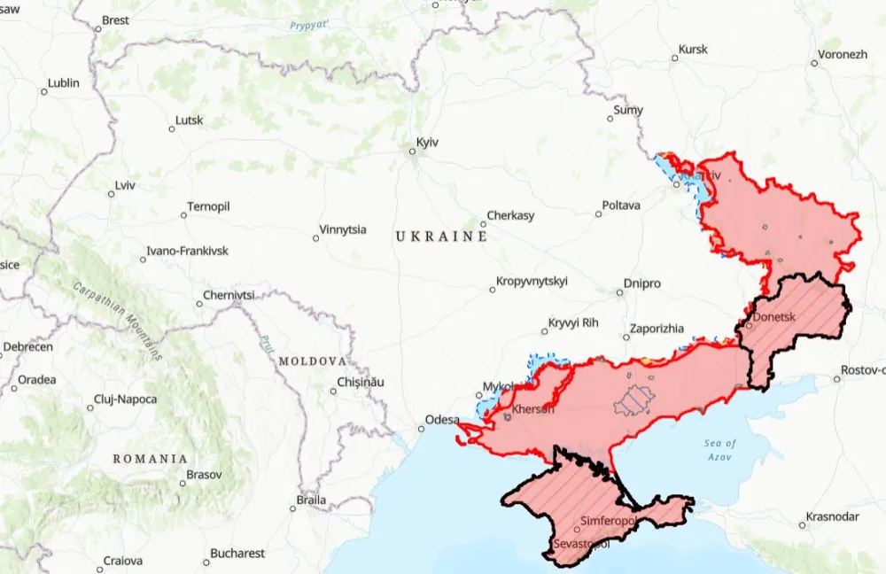 Map Shows ‘Verifiable Progress’ in Ukraine Counteroffensive: ISW - Newsweek