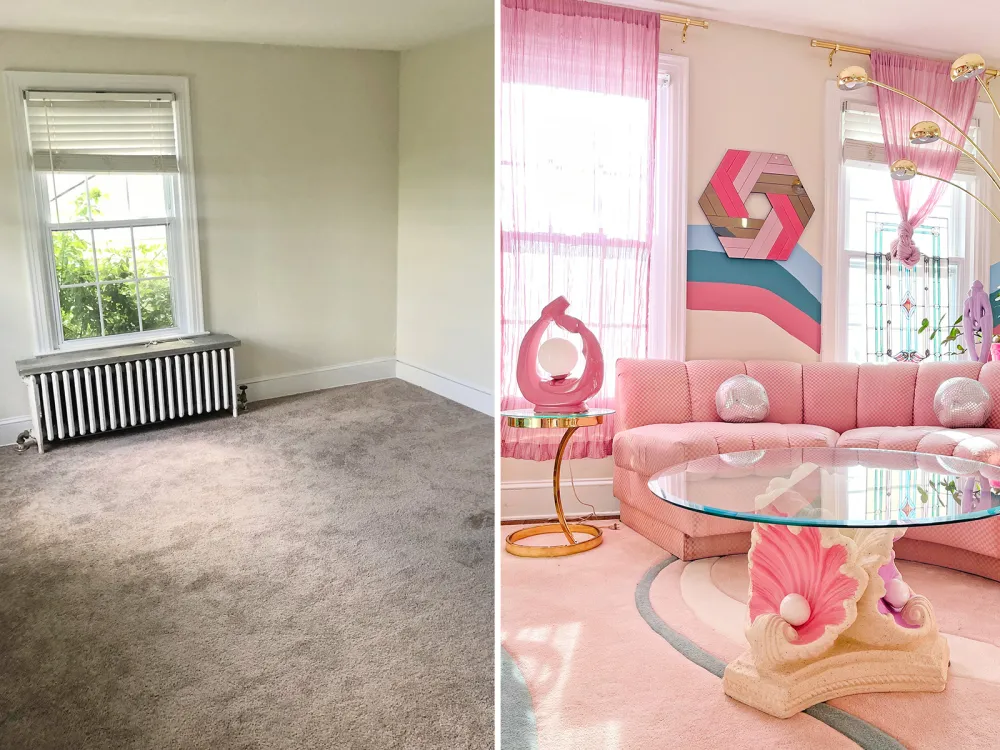 From Drab To Fab! Man Makes $94k Transforming Home Into 1980s Time ...