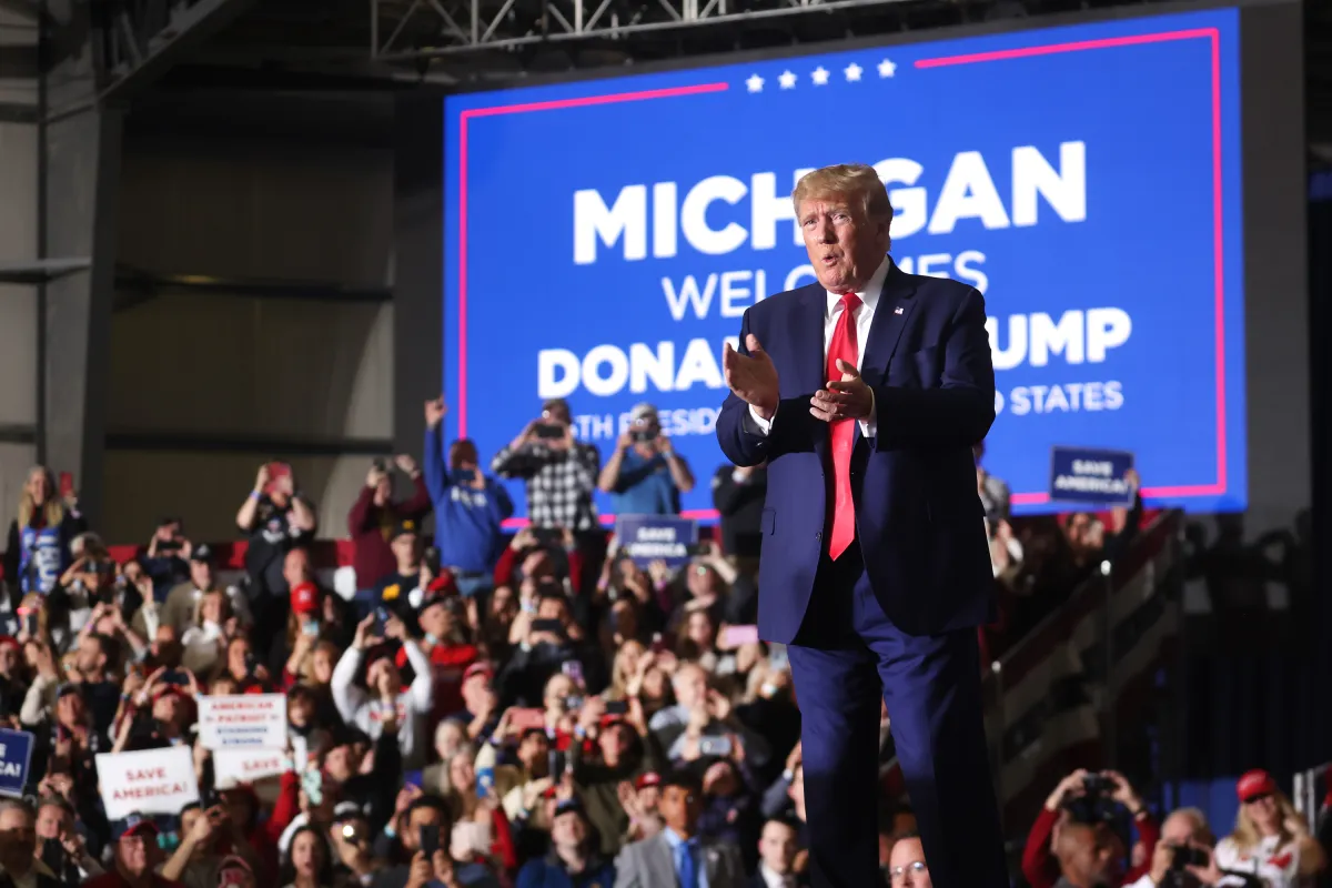 How to Watch Donald Trump’s Michigan Rally With Tudor Dixon - Newsweek