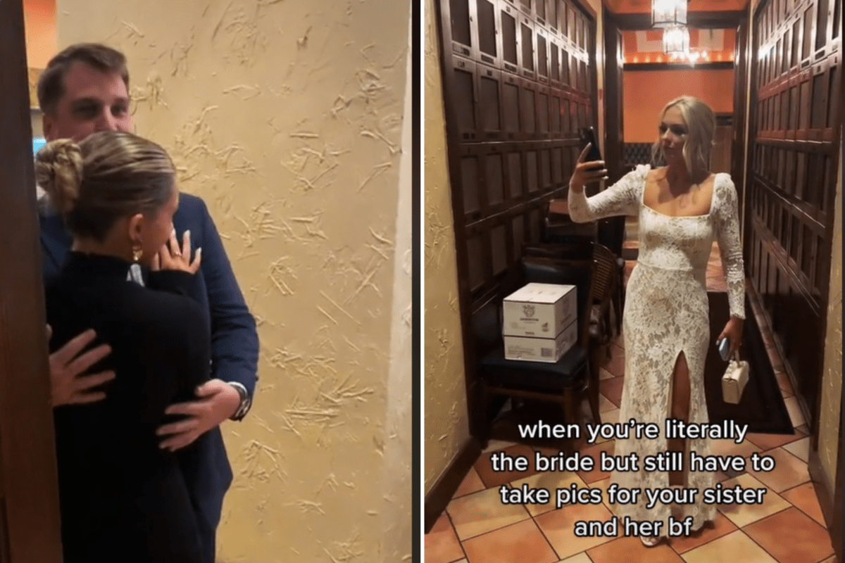 ‘Selfless’ Bride Taking Photos for Sister at Her Wedding Delights ...