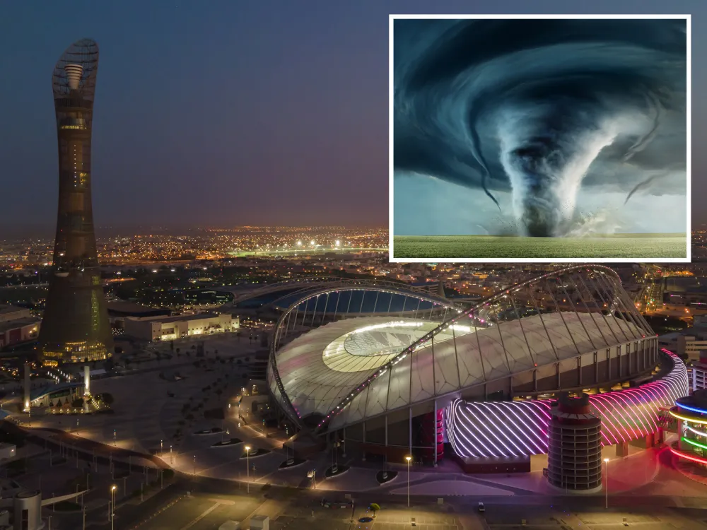 Video Shows Qatar Hit With Rare Tornado Ahead of World Cup ...
