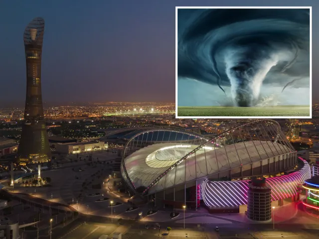 Video Shows Qatar Hit With Rare Tornado Ahead of World Cup ...