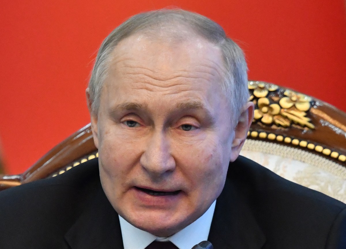 Putin Accuses the West of Using Ukrainians as ‘Cannon Fodder’ - Newsweek