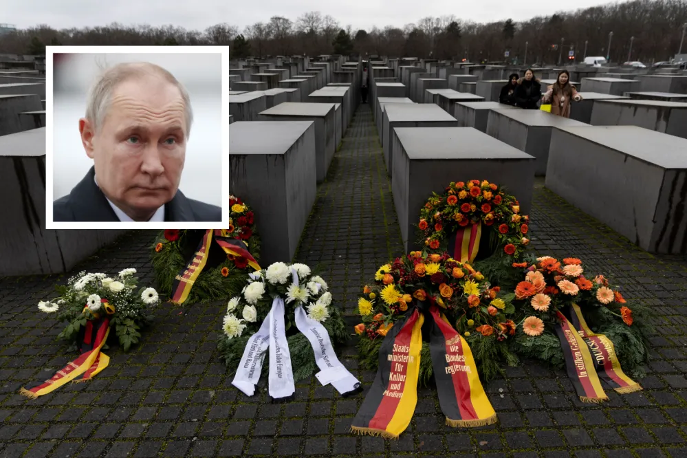 Putin Uses Holocaust Remembrance Day to Attack ‘Evil’ Ukraine - Newsweek