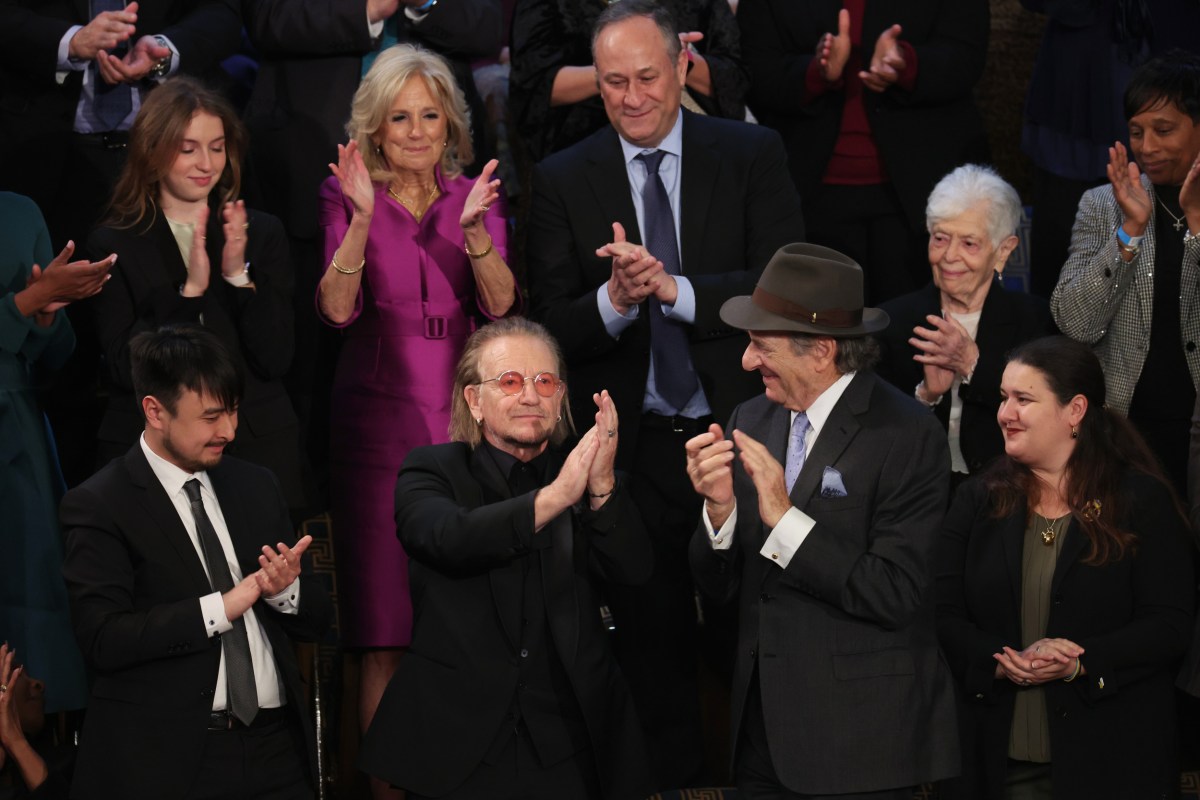 Why Bono Was at the State of the Union Address - Newsweek
