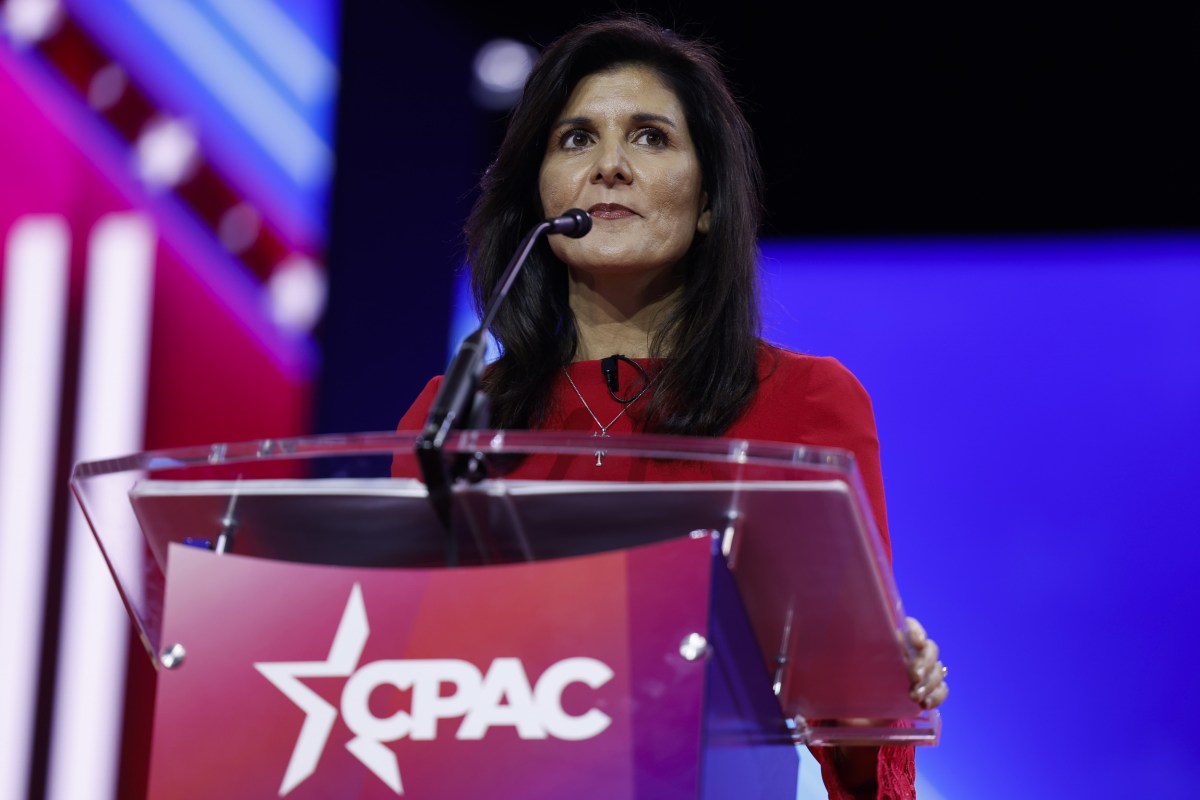 Nikki Haley Met With ‘Trump!’ Chants After CPAC Speech - Newsweek