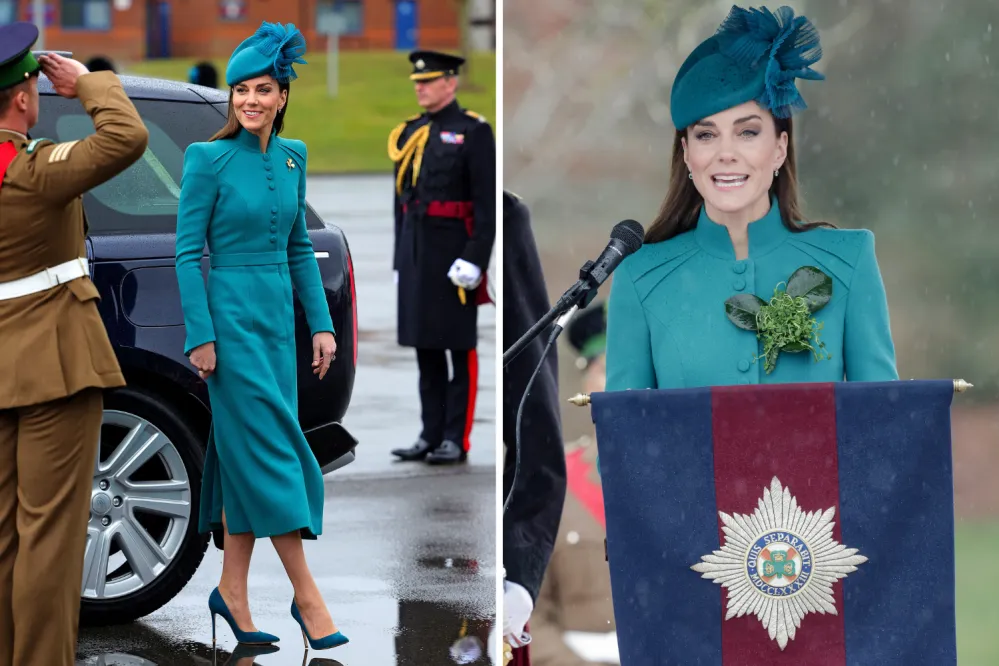 Kate Middleton Has Stylish St. Patrick’s Day Debut as Irish Guards ...