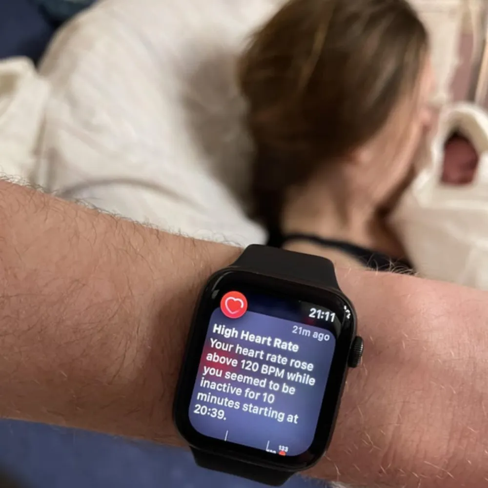 New Dad’s Apple Watch Sums Up Reaction to Watching Son’s Birth - Newsweek